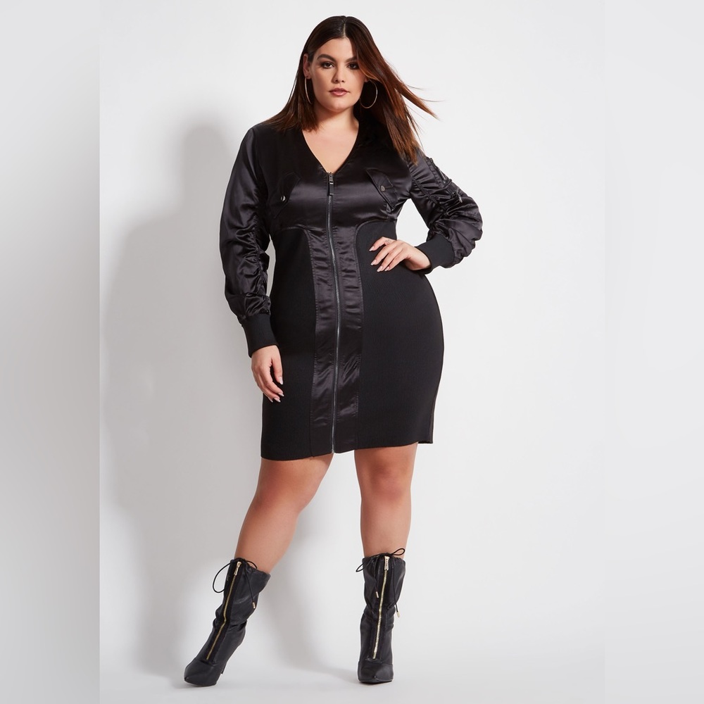 La La Anthony X Ashley Stewart Collection Bomber Jack… - Gem